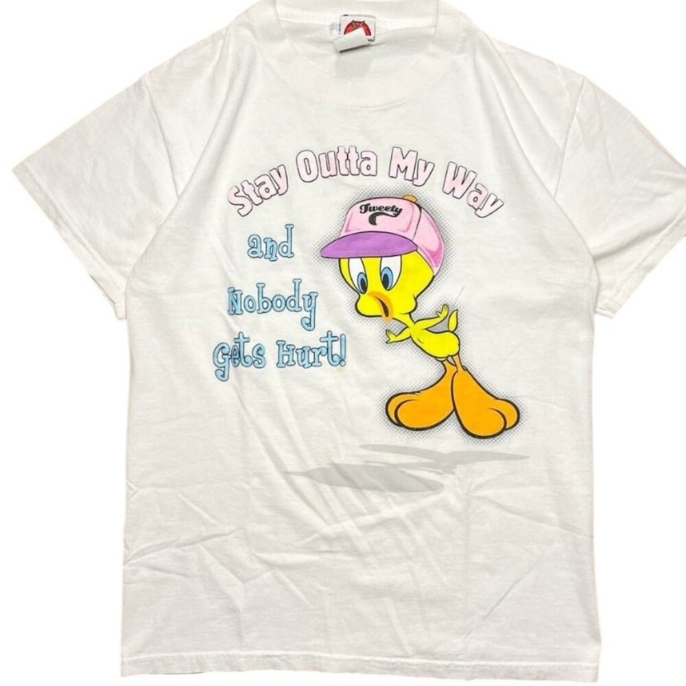 2004 Looney Tunes Tweety Bird Chick With Style T-Shir… - Gem